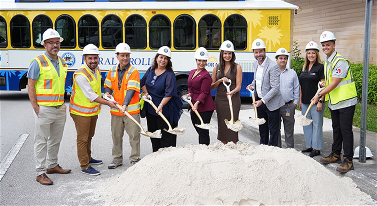A More Comfortable Commute:Doral Breaks Ground on New Trolley Shelters ...