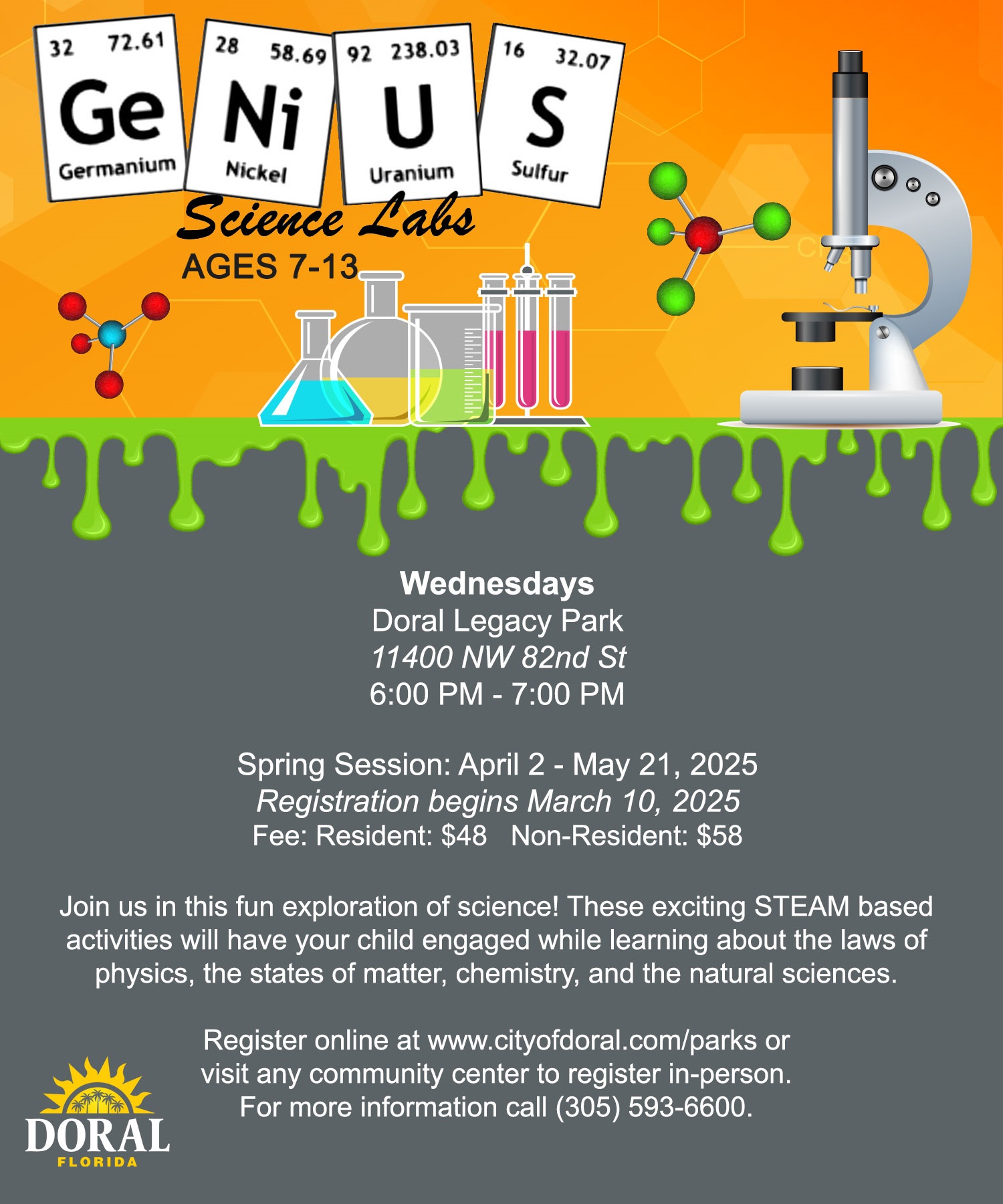 Ge-Ni-U-S Science Labs - City of Doral
