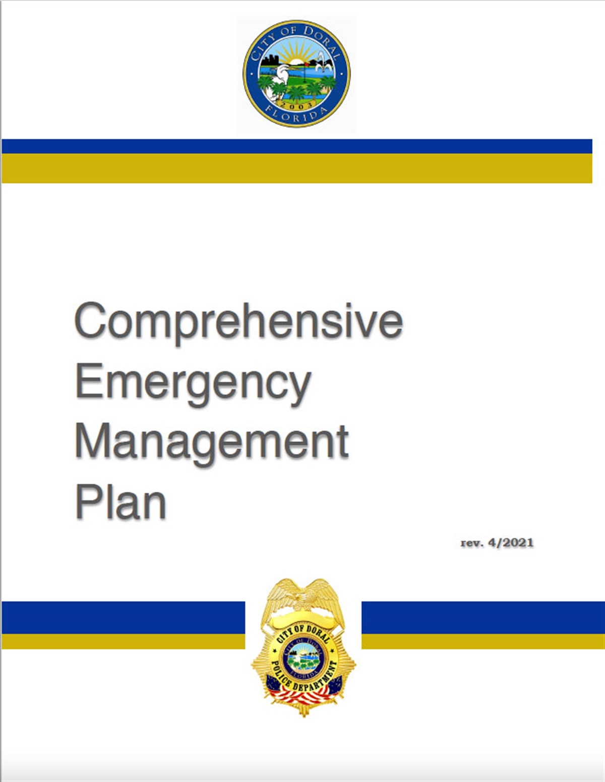 Emergency Preparedness - City of Doral